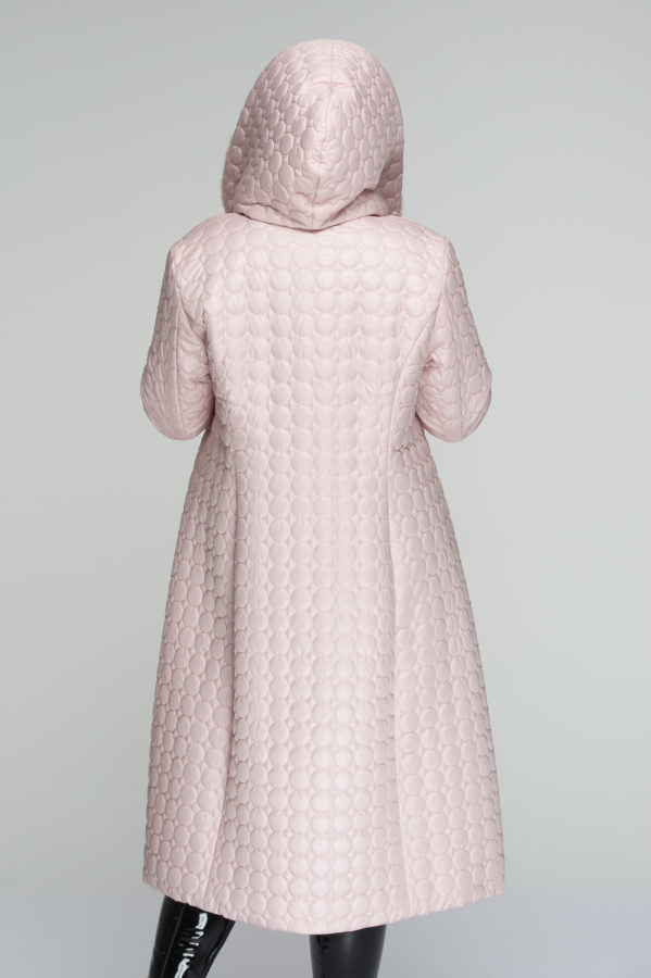 Jade Winter Rose Quilted Coat with Fur – BELIEVE by tuula rossi